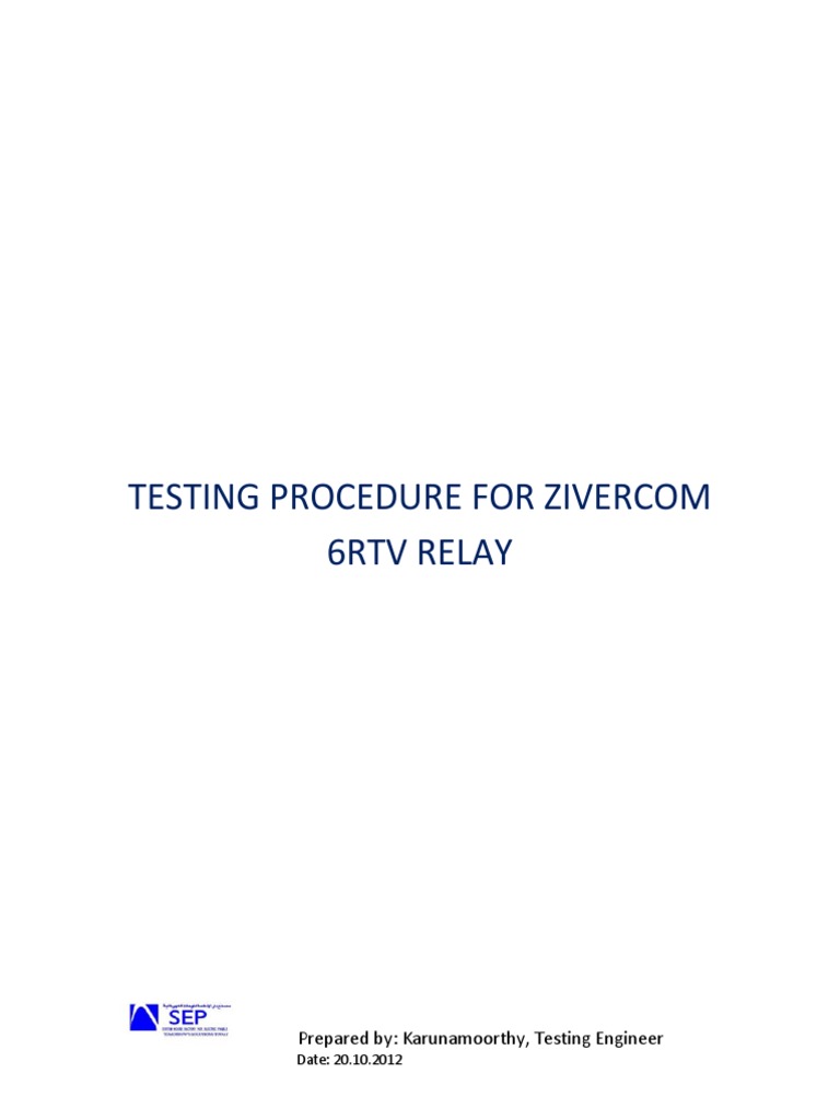 Ziv 6rtv | PDF | Input/Output | Manufactured Goods