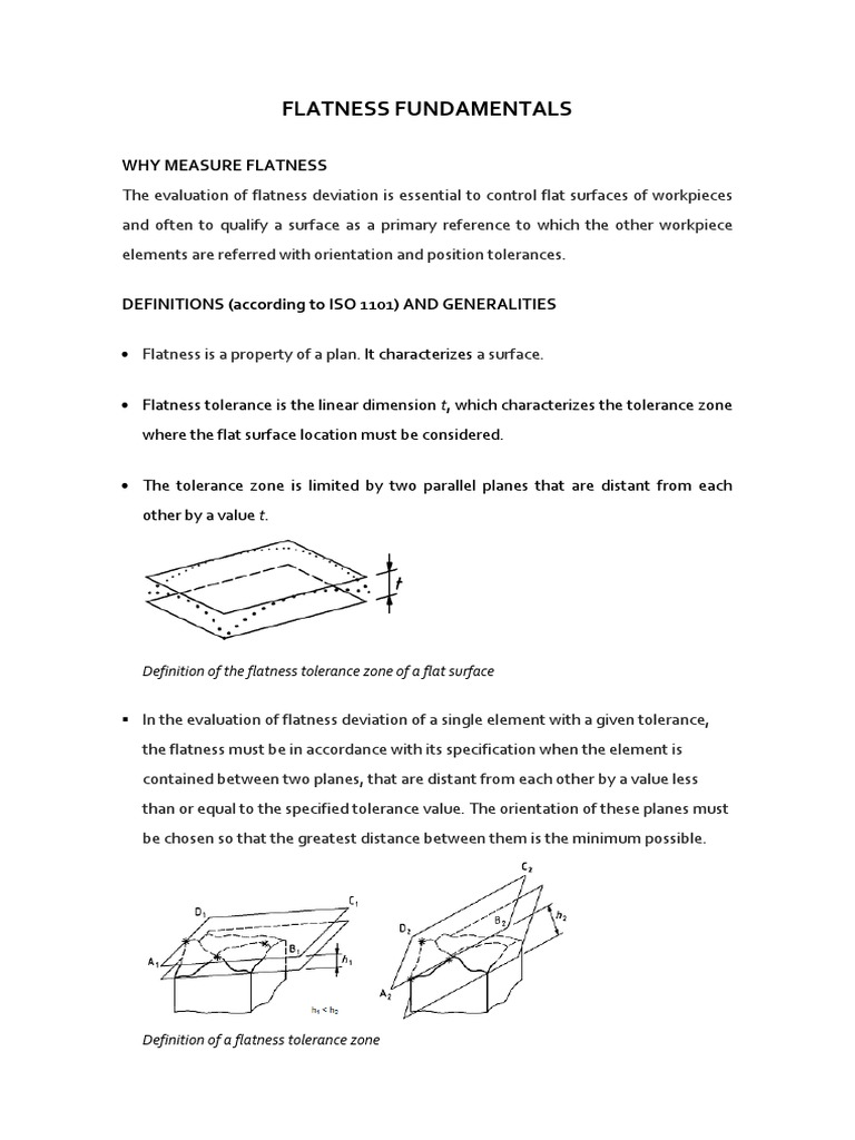Flatness Fundamentals | Download Free PDF | Engineering Tolerance ...