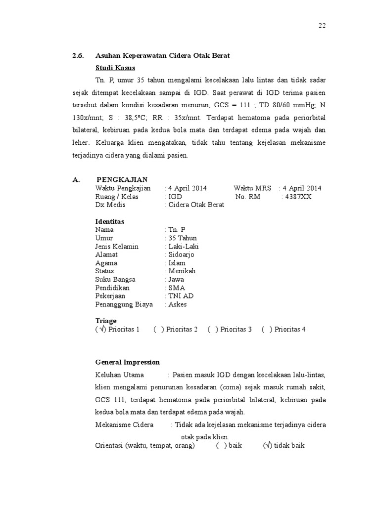 ASkep COB | PDF | Kesehatan Holistik | Sains & Matematika