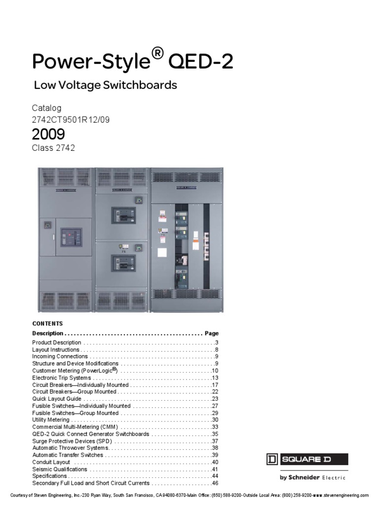 QED2 | PDF | Fuse (Electrical) | Electrical Connector