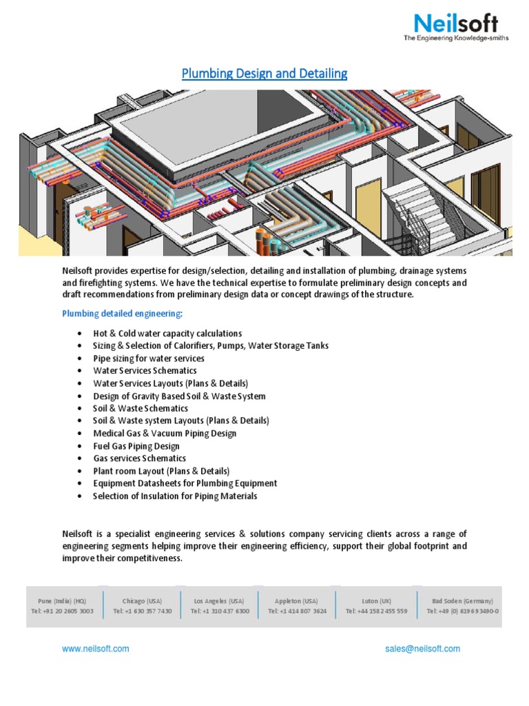 Plumbing Design and Detailing PDF | PDF | Home & Garden