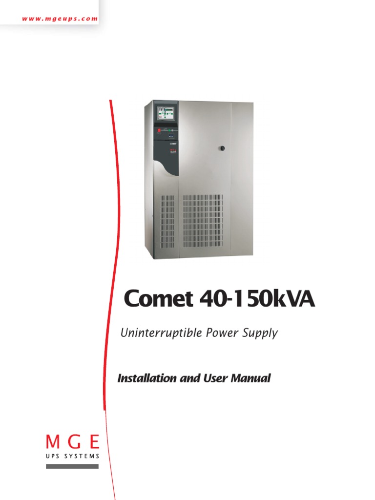 Mge Comet | PDF | Power Inverter | Rectifier