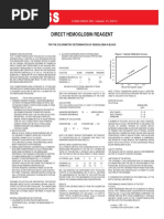 Cyanmethemoglobin Method for Hb Estimation | PDF | Hemoglobin | Anemia