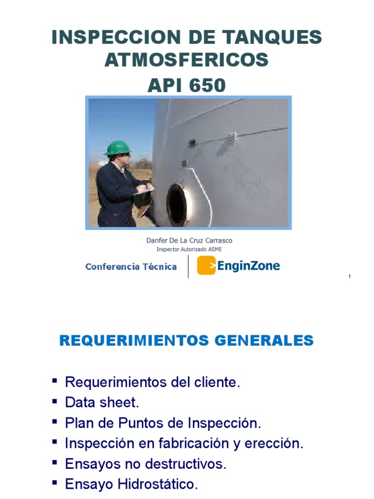 Presentación - API 650 (1) | Aluminio | Tanques | Prueba gratuita de 30 ...