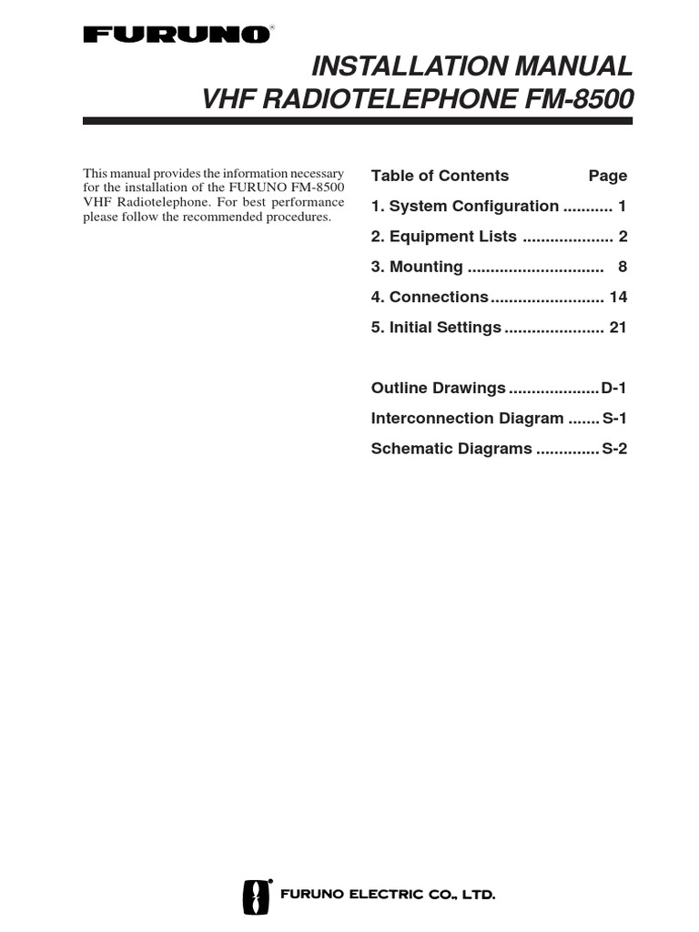 FM8500 Installation Manual m.pdf | Mains Electricity | Electrical Connector