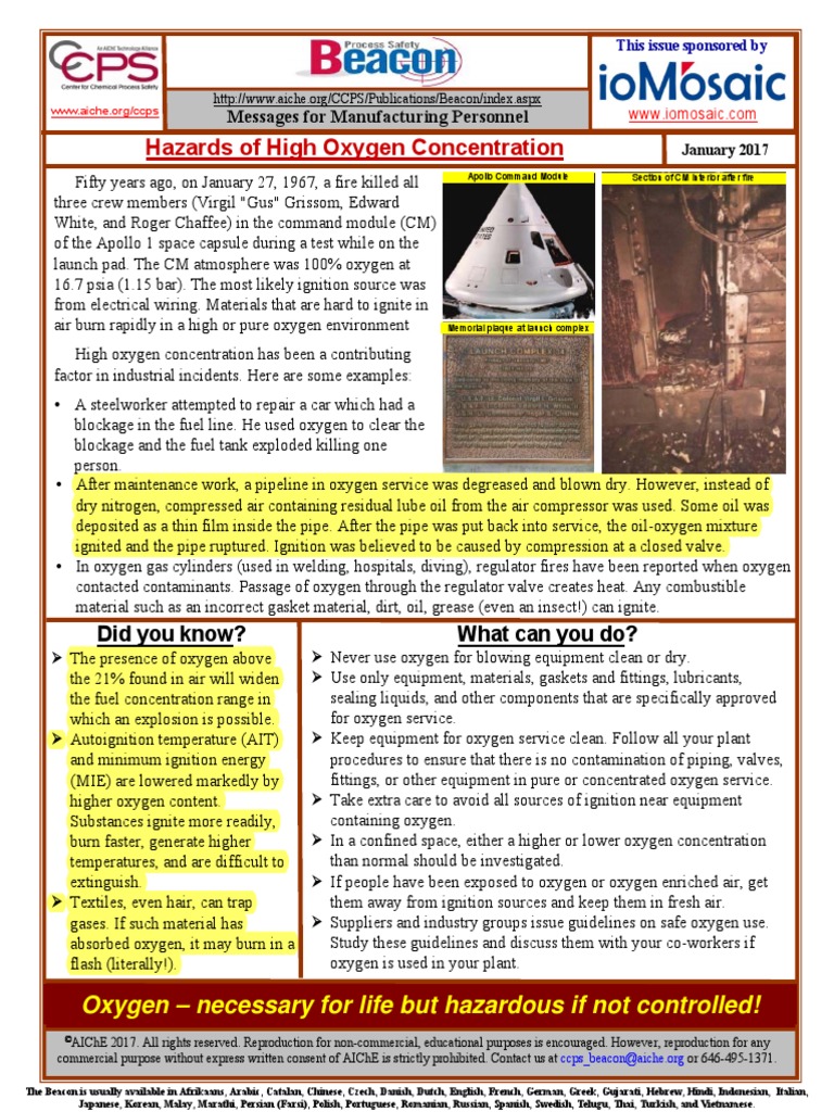 Process Safety Beacon | PDF | Oxygen | Combustion