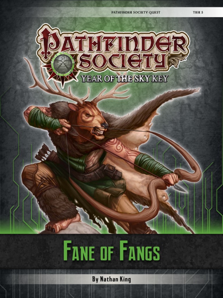 PZOPSQ0003e Society - Fane of Fangs PDF | PDF