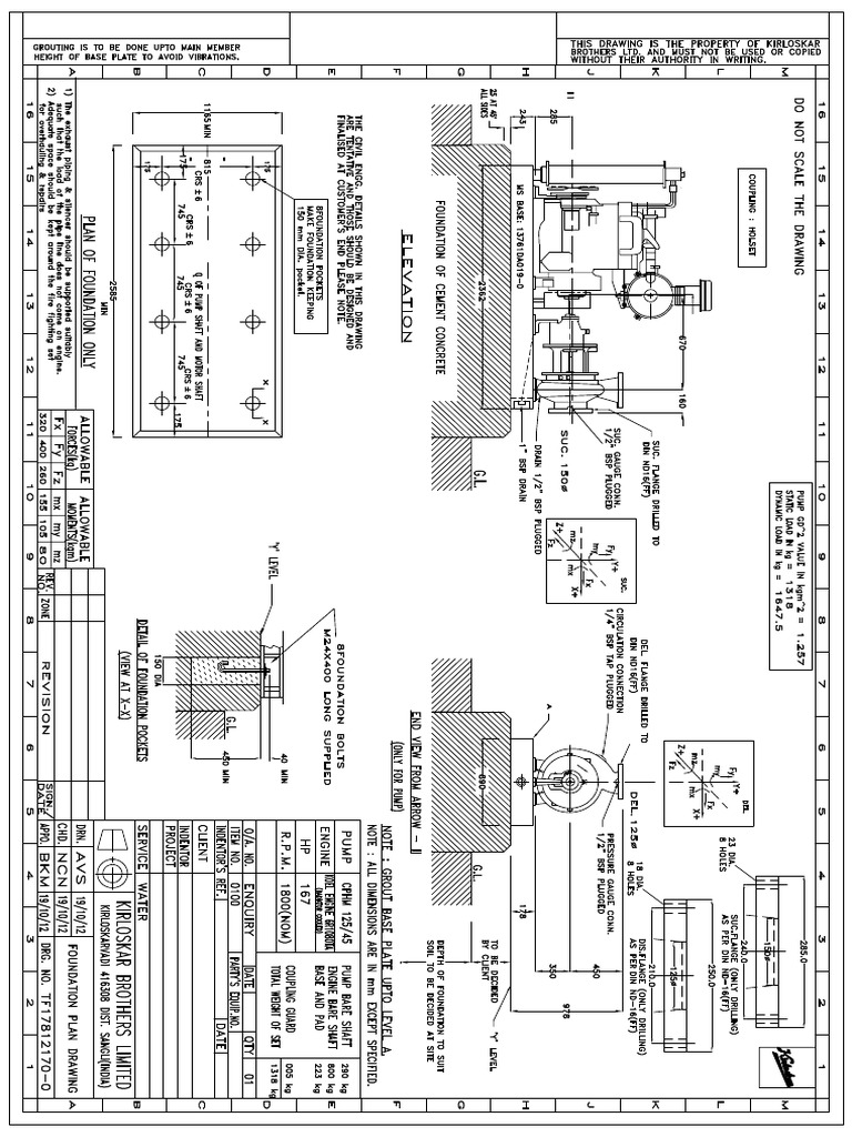 Diesel Engine - Drawing | PDF