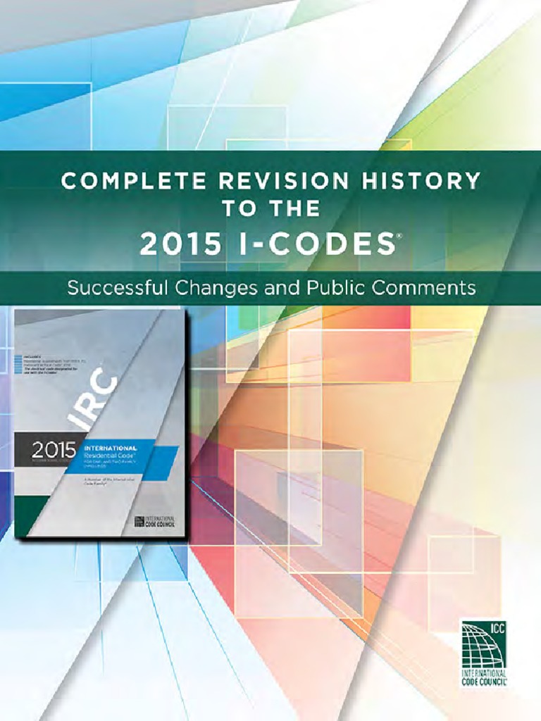 2015 IRC Revision History PDF | PDF | Copyright | Building Technology