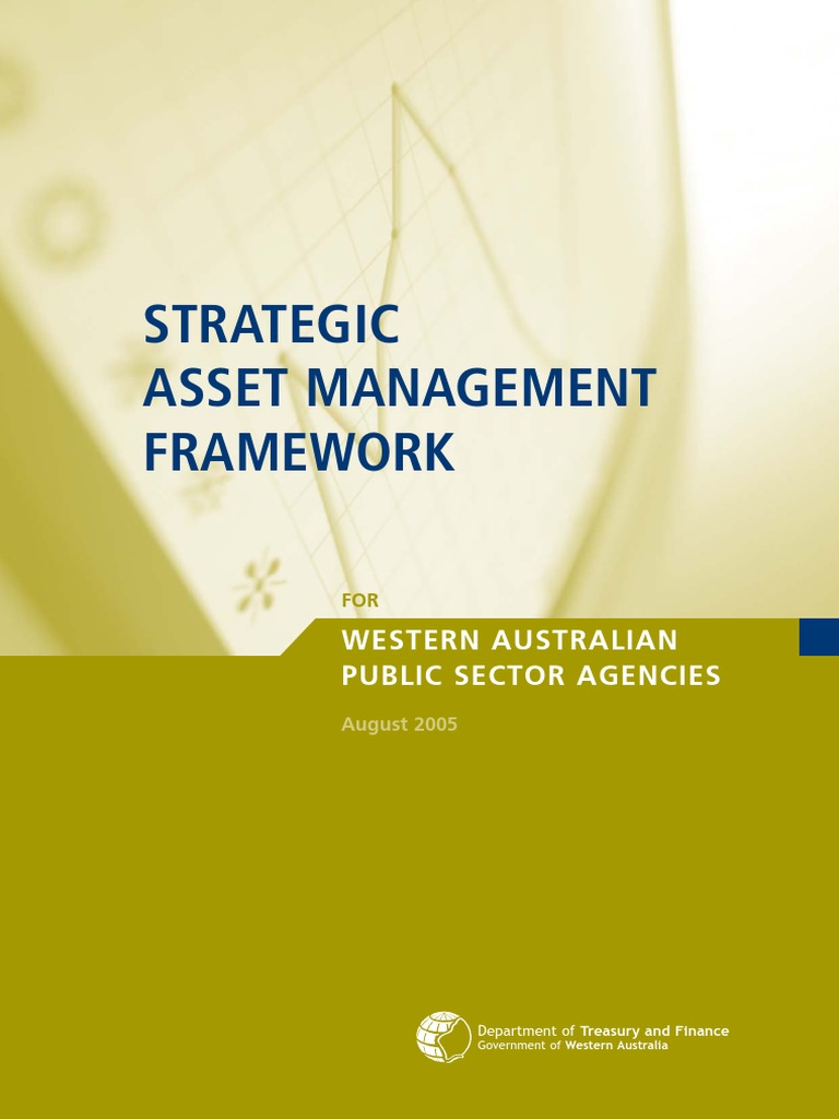 Strategic Asset Management Framework | Strategic Planning | Public ...