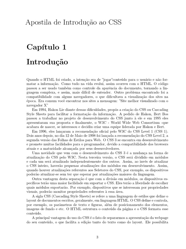 Css | PDF | Folhas de estilo em cascata | Html