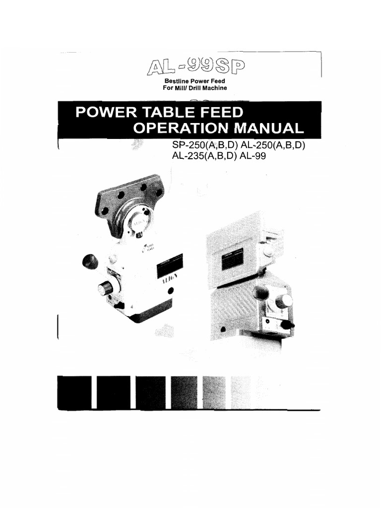 Align AL-99SP, AL250 PDF | PDF