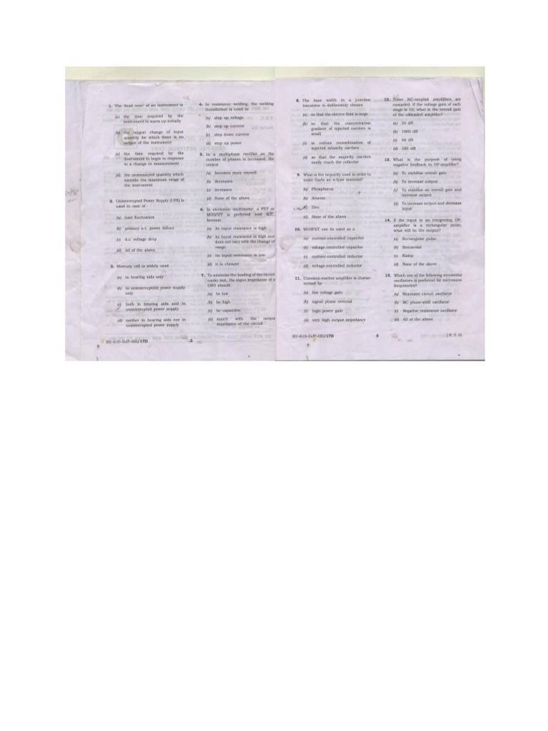 Upsc Dcio 100% Genuine Paper | PDF