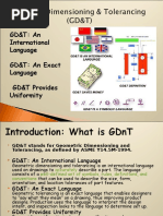ASME Y14.5 GDTP Practice Exam | PDF | Engineering Tolerance | Geometry