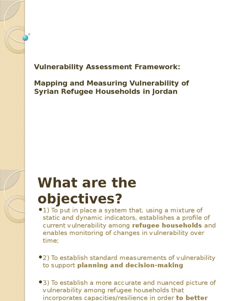 Vulnerability Assessment Framework: Mapping and Measuring Vulnerability ...