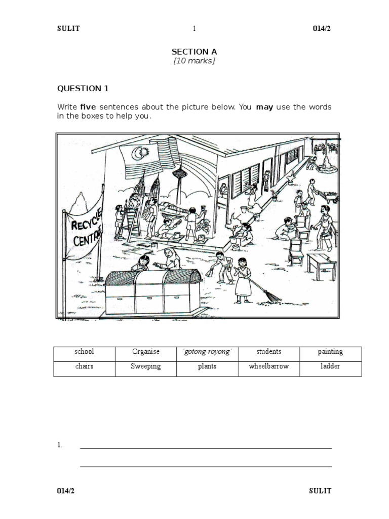 Sulit 014/2 Section A: (10 Marks) | PDF