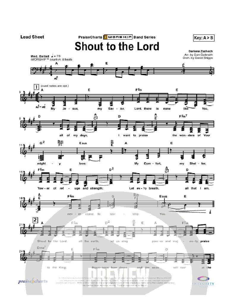 Shout To The Lord (Canta Al Señor) - Hillsong Worship | PDF | Albums ...