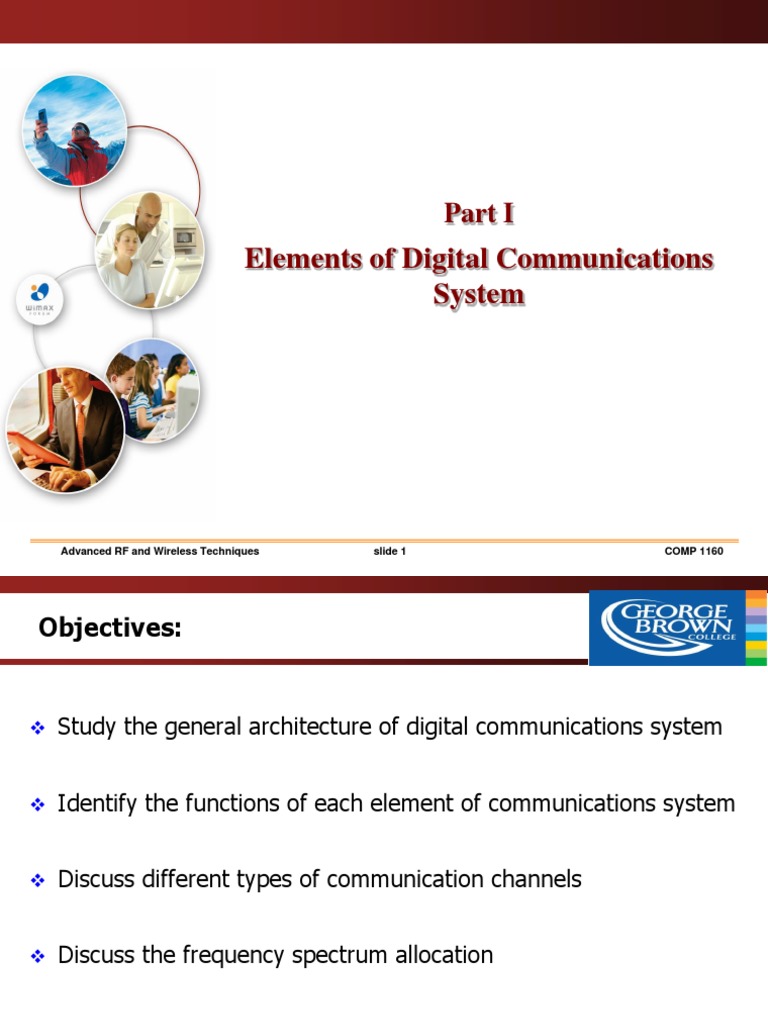 Elements of Digital Communications System | PDF | Data Compression ...
