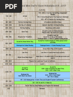 1st Grade Daily Class Schedule | PDF