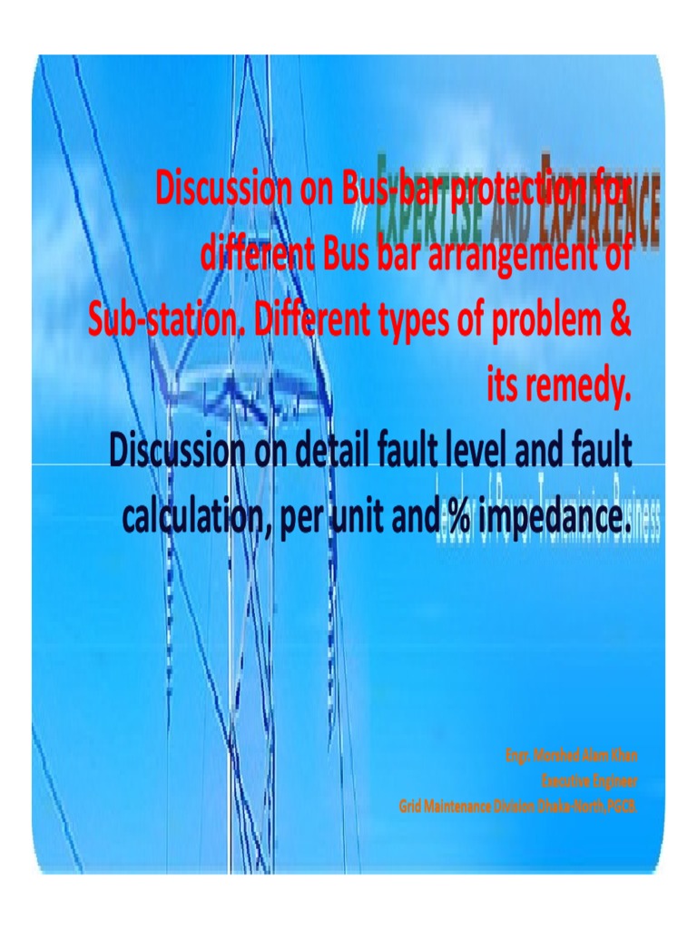 Bus Bar Protection | PDF | Electrical Impedance | Transformer
