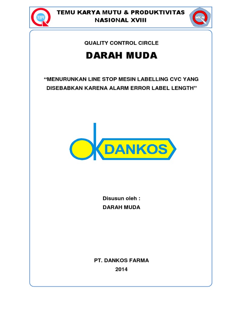 Penurunan Line Stop Mesin Labeling CVC | PDF | Bisnis | Komputer