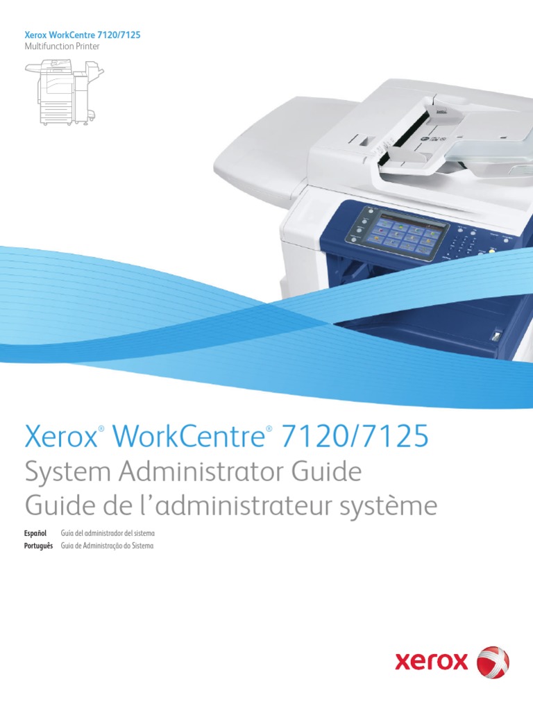 Xerox WorkCentre 7120 7125 System Administrator Guide | Ip Address ...