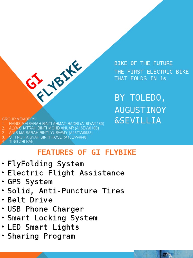 Gi FlyBike: The Future of Commuting | PDF | Technology & Engineering