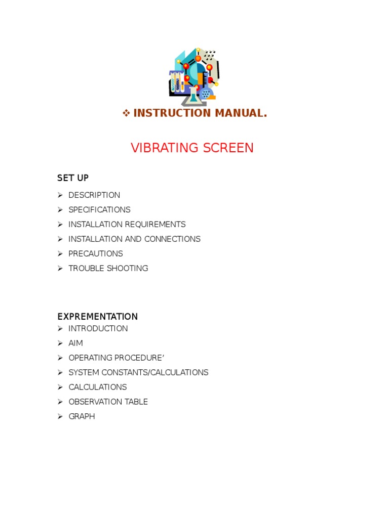 Optimizing Vibrating Screen Performance through Experimental Evaluation ...