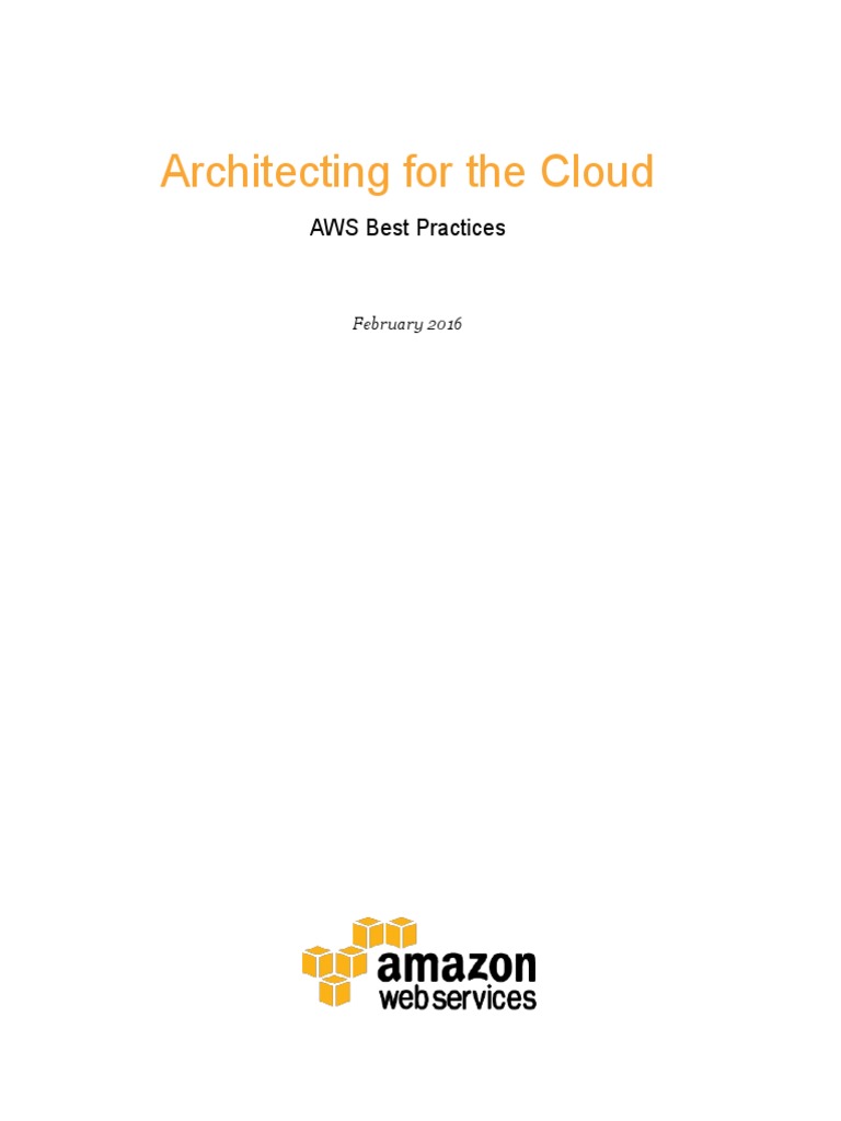Aws Cloud Best Practices Pdf 