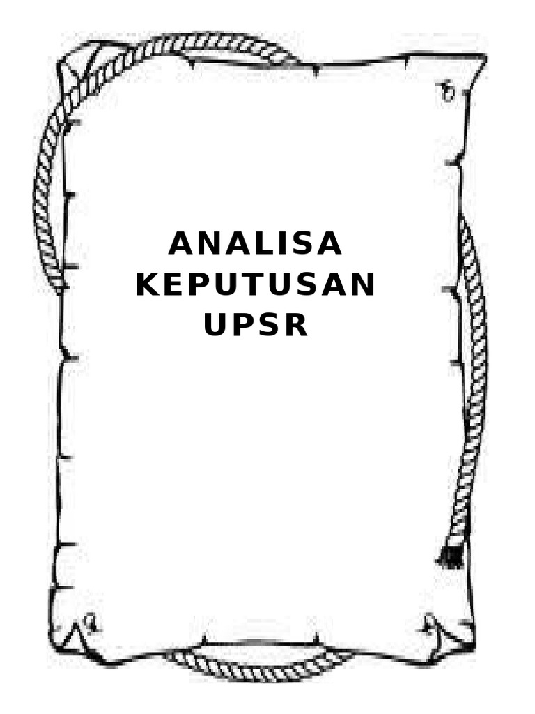 Analisa Keputusan UPSR dan Pendaftaran | PDF