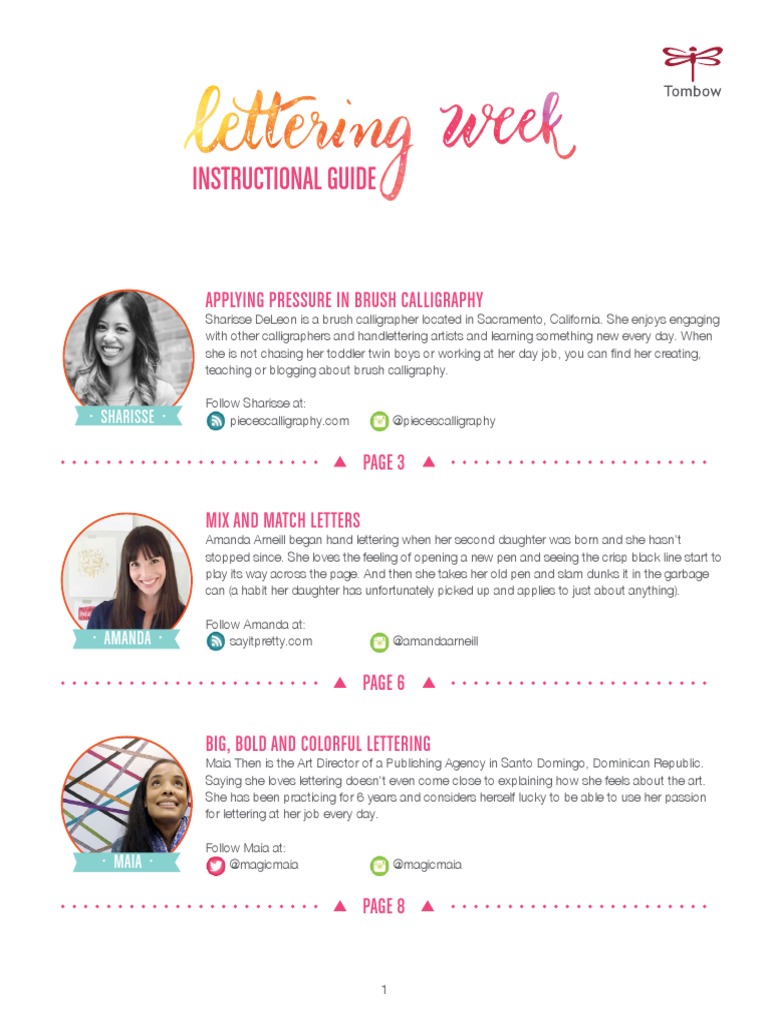 MIX AND MATCH LETTERING STYLES | PDF | Calligraphy | Pen