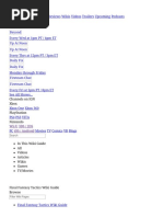 FFIX PC Keyboard Control Guide | PDF | Leisure