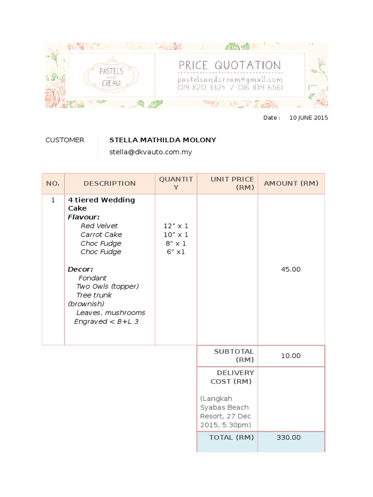 Quotation Template | PDF