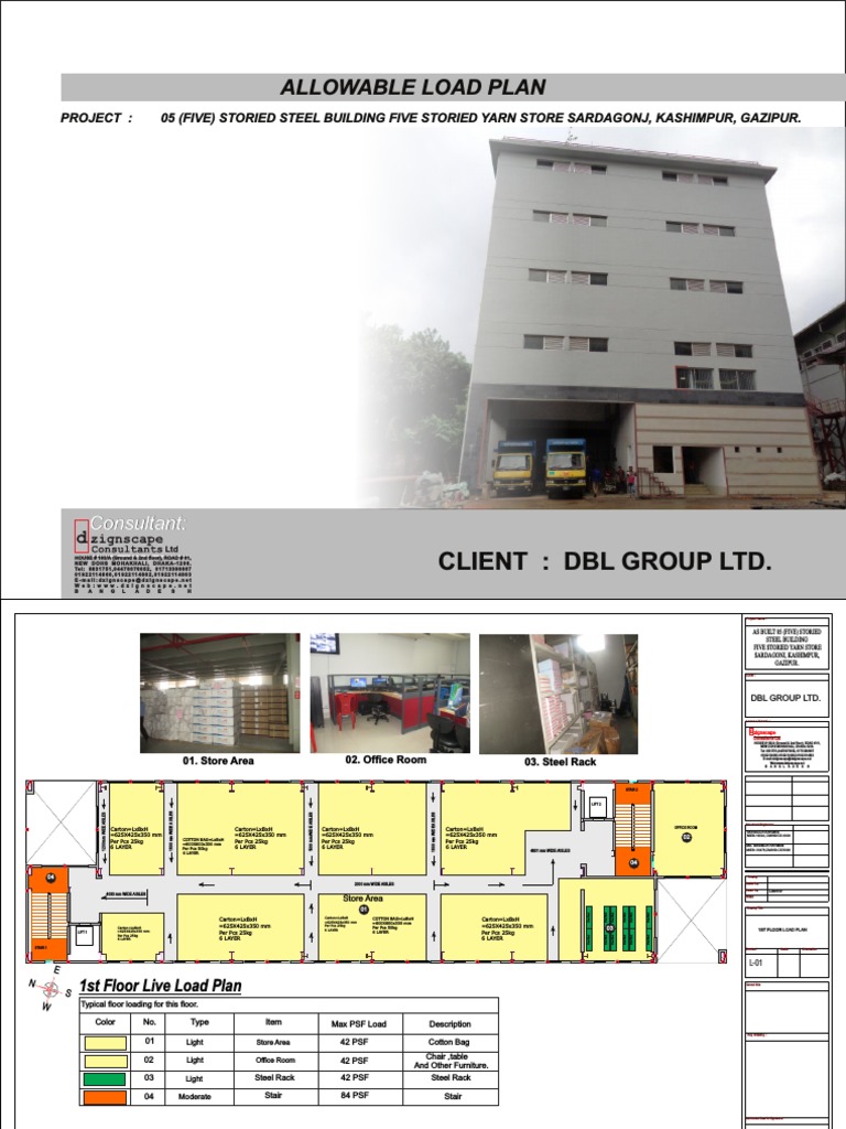 Allowable Load Plan | PDF | Architectural Elements | Architectural Design