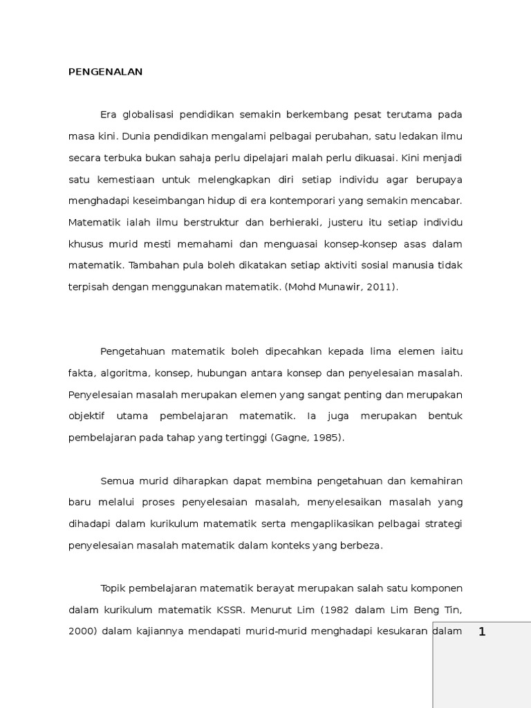 Kajian Kes Newman Error Analysis | PDF