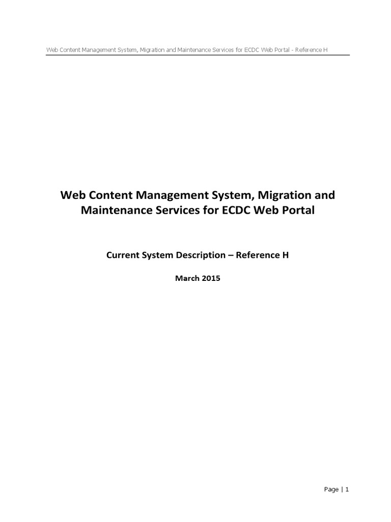 PROC - 2015 - 009 - Reference H Current System Description | PDF ...