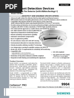 2) OP921 - Optical Smoke Detector - Siemens | PDF | Light Emitting ...