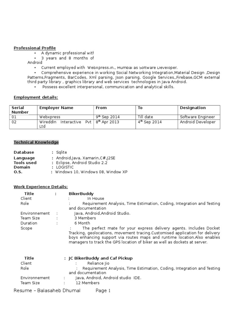 Balasaheb Dhumal Updated Android | Download Free PDF | Eclipse (Software) | Android (Operating ...