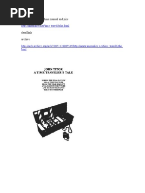 Laser De John Titor The Enigmatic John Titor: A Time Travel Story