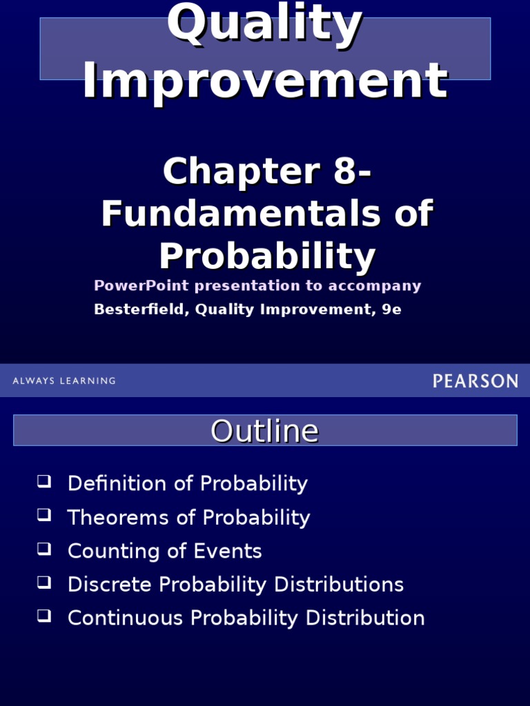 An Overview of Probability | PDF | Probability Distribution | Poisson ...