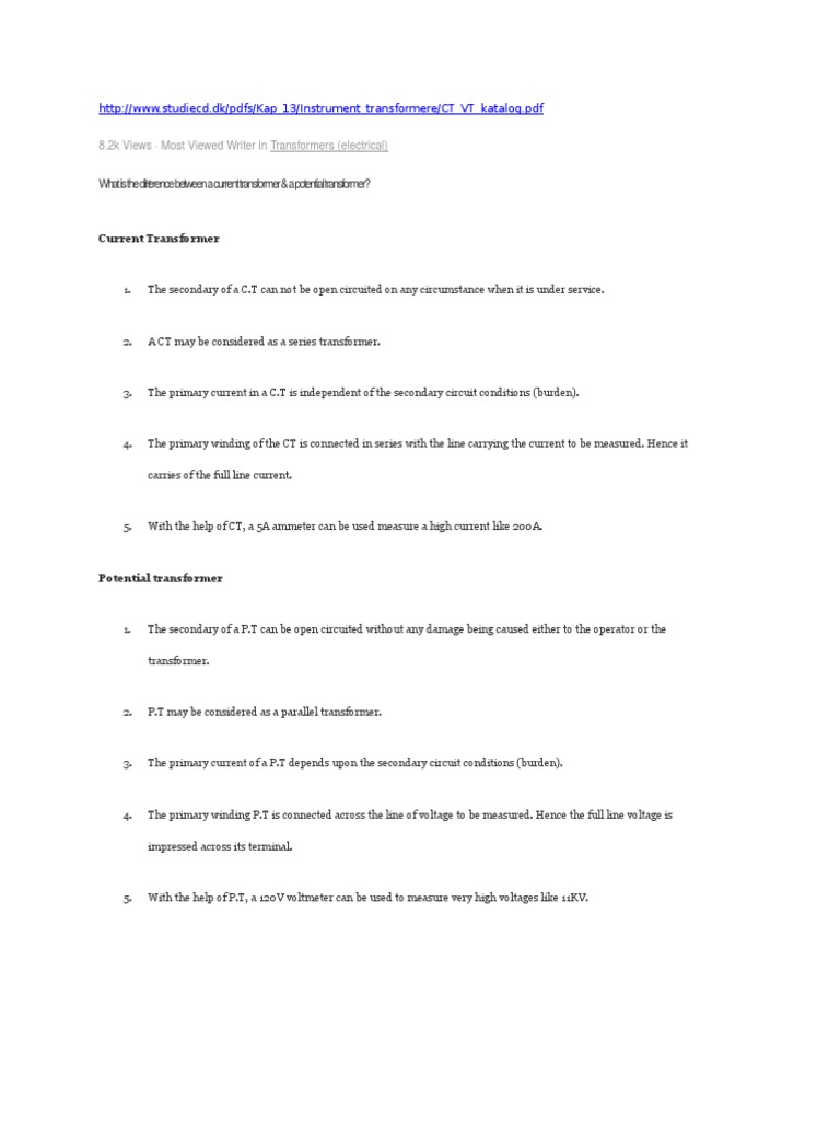 Tranformer Report | Transformer | Electric Current