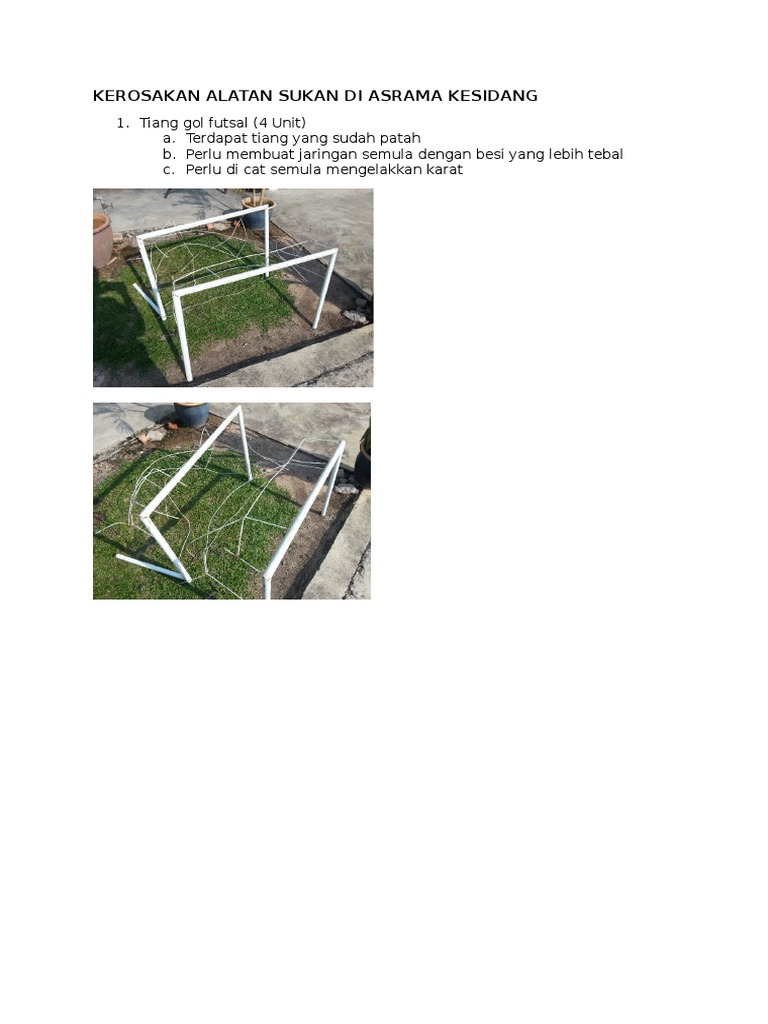 Kerosakan Alatan Sukan | PDF