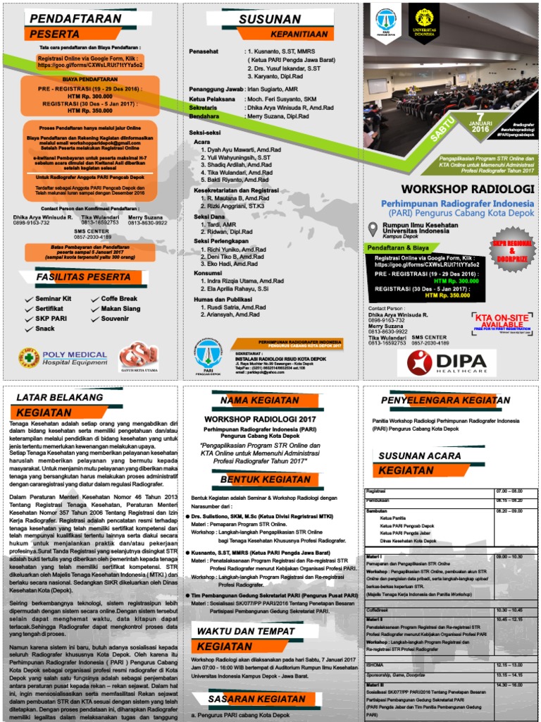 Brosur Workshop Radiologi Depok | PDF