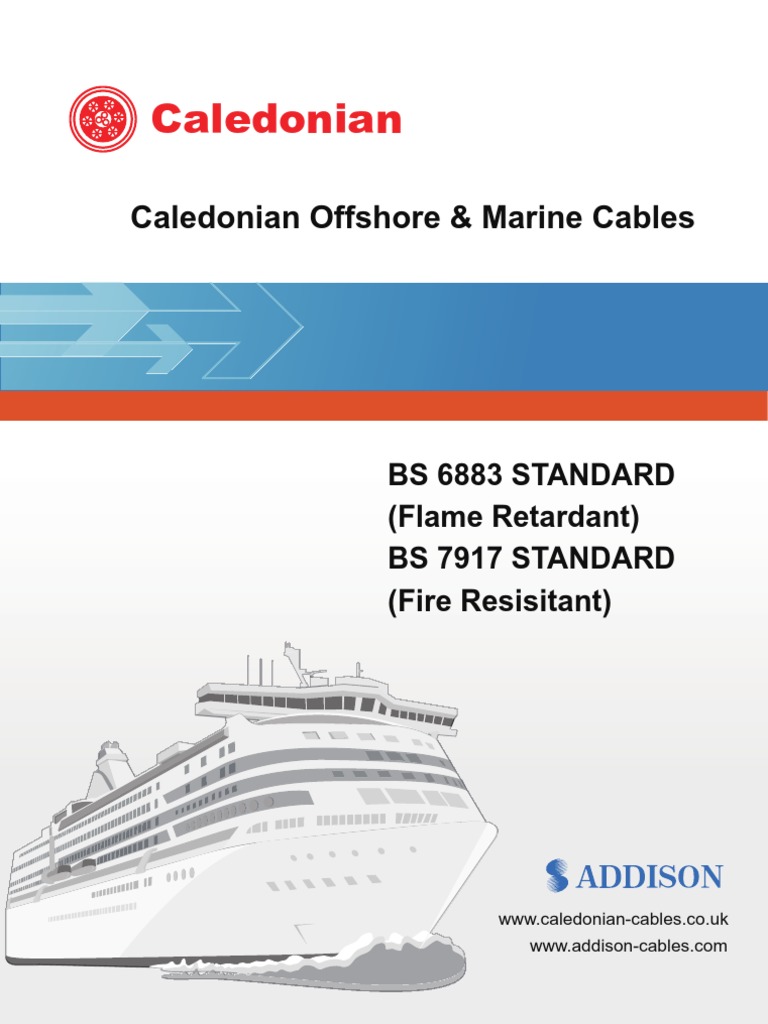 BS6883&BS7917 Offshore & Marine Cable | PDF | Cable | Electrical Wiring