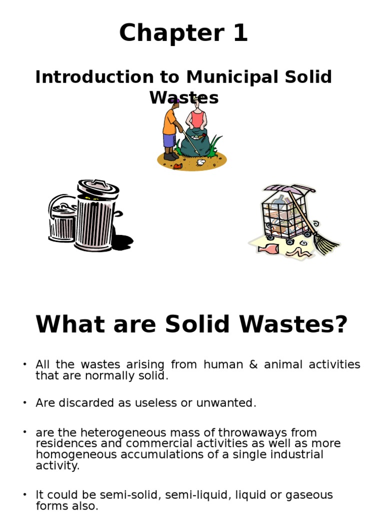 Introduction To Municipal Solid Wastes | Download Free PDF | Municipal ...