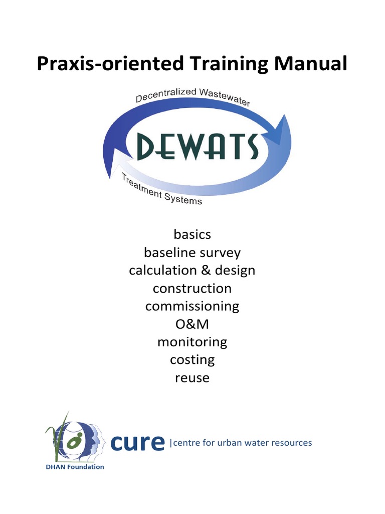 DEWATS Decentralized Wastewater Treatment Systems Practice-Oriented Training Manual | PDF ...