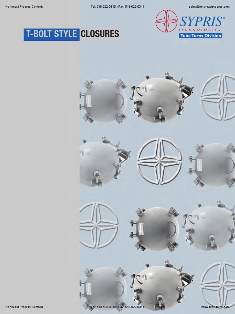 T-Bolt Closure Brochure | PDF | Indemnity | Screw