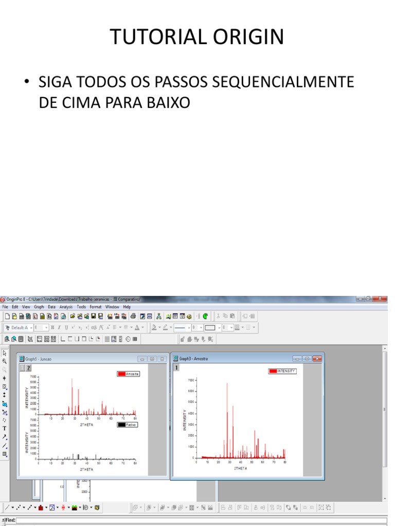 Tutorial Origin PDF | PDF | Janela (informática) | Computação e ...