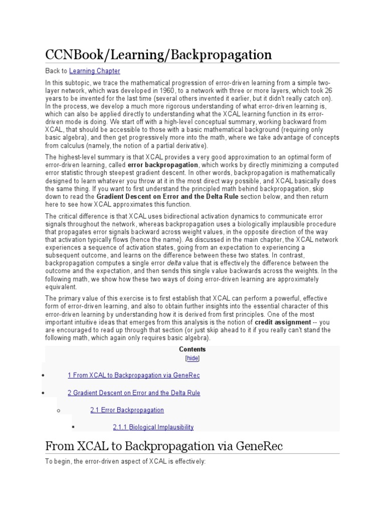 CCN Book | PDF | Artificial Neural Network | Derivative