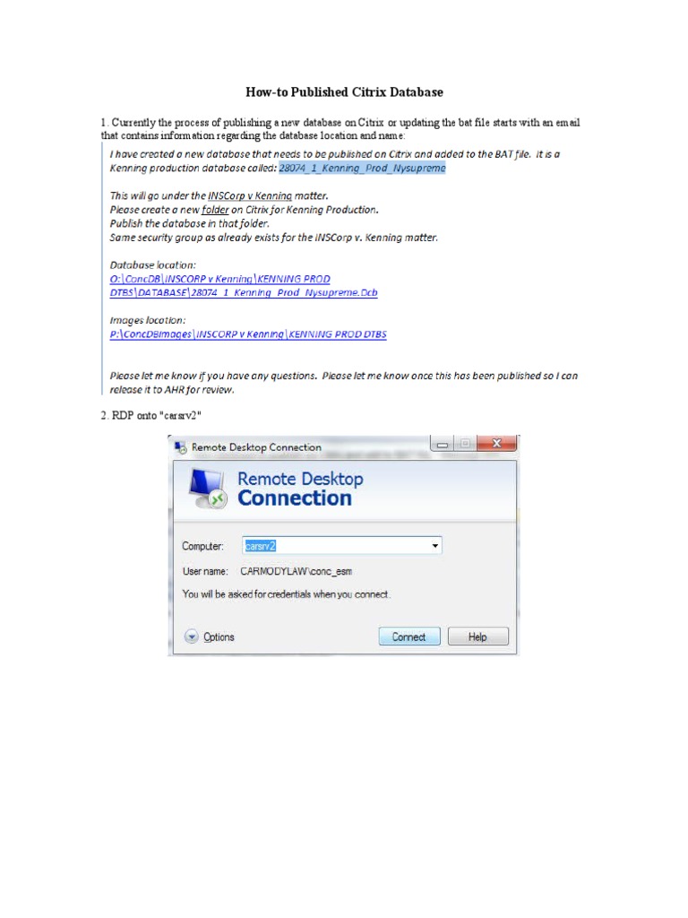 Publish Citrix Database Guide | PDF | Icon (Computing) | Command Line ...